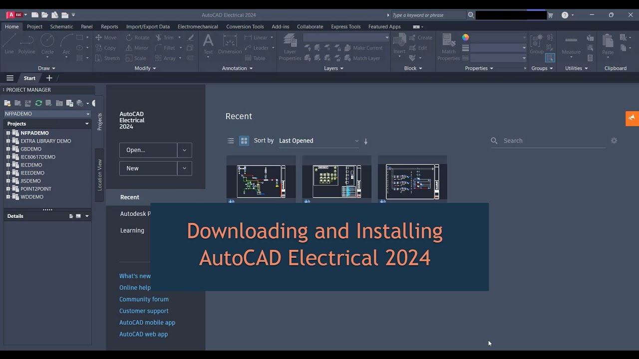 Installing AutoCAD Electrical 2024