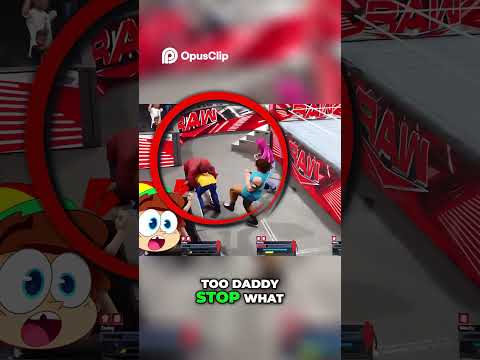 COOL Johnny & Marty vs Gooby & Daisy WWE PowerBomb!????#wwe #aew #wrestling #sports #wwe2k24
