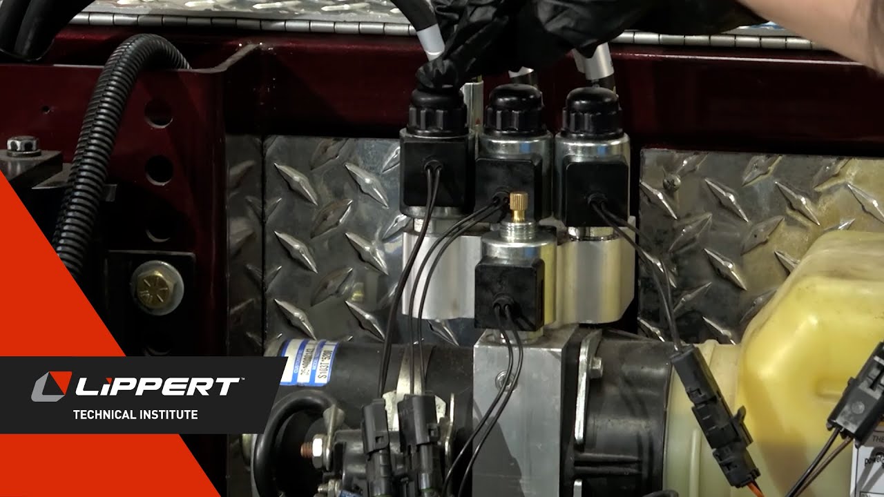 How to Manually Override a Power Down Spring Return Jack Power Gear Motorized Hydraulic Leveling V1