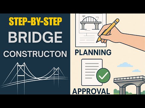 How Bridges Are Built! Step-by-Step Construction Explained in Hindi
