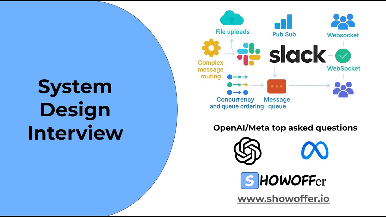 Design a Slack-like ChatApp - Most Frequently Asked Question in OpenAI & Meta