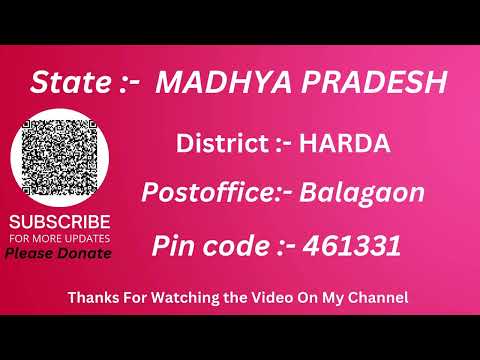 Madhya pradesh Hard Balagaon Ka pin code 461331 / Hard Balagaon ka post office
