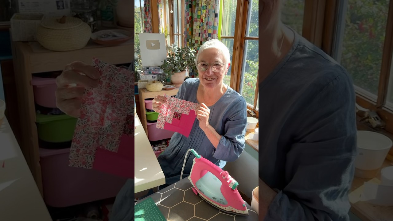 Quilting Tips - the Perfect Log Cabin Every Time! #quiltblocks #quilting #beginnerquiltingtips