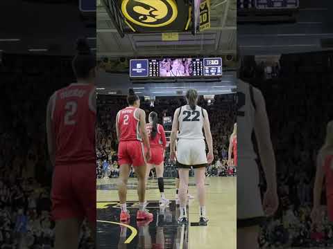 Caitlin Clark sets all-time NCAA basketball scoring record #caitlinclark #uiowa #goat #iowahawkeyes