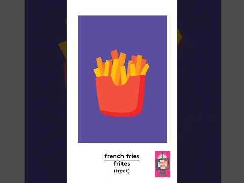 French fries in French #frenchskool #easyfrench #learnfrench #french #frenchlearn #funny