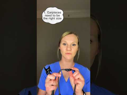 Stethoscope tips #shorts #nursing