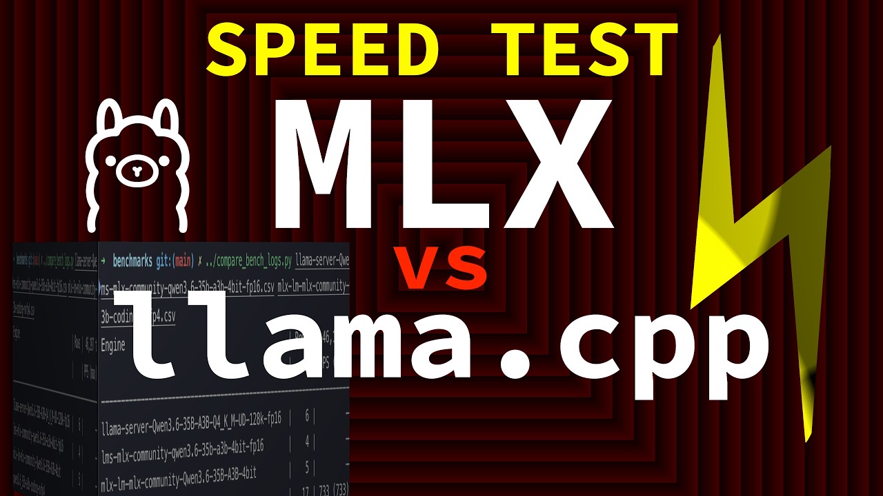 Apple MLX vs llama.cpp: Which is Really Faster? (4 Runtimes - Ollama Included)