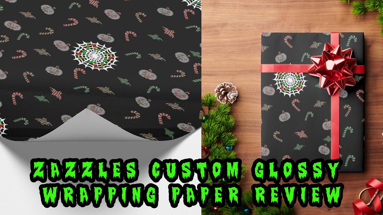 Zazzle Custom Glossy Wrapping Paper Review