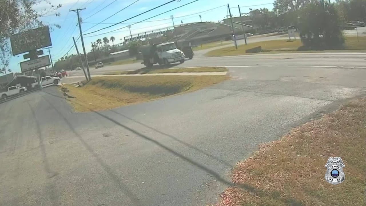 Surveillance footage shows escaped teen inmate running from Tampa detention center