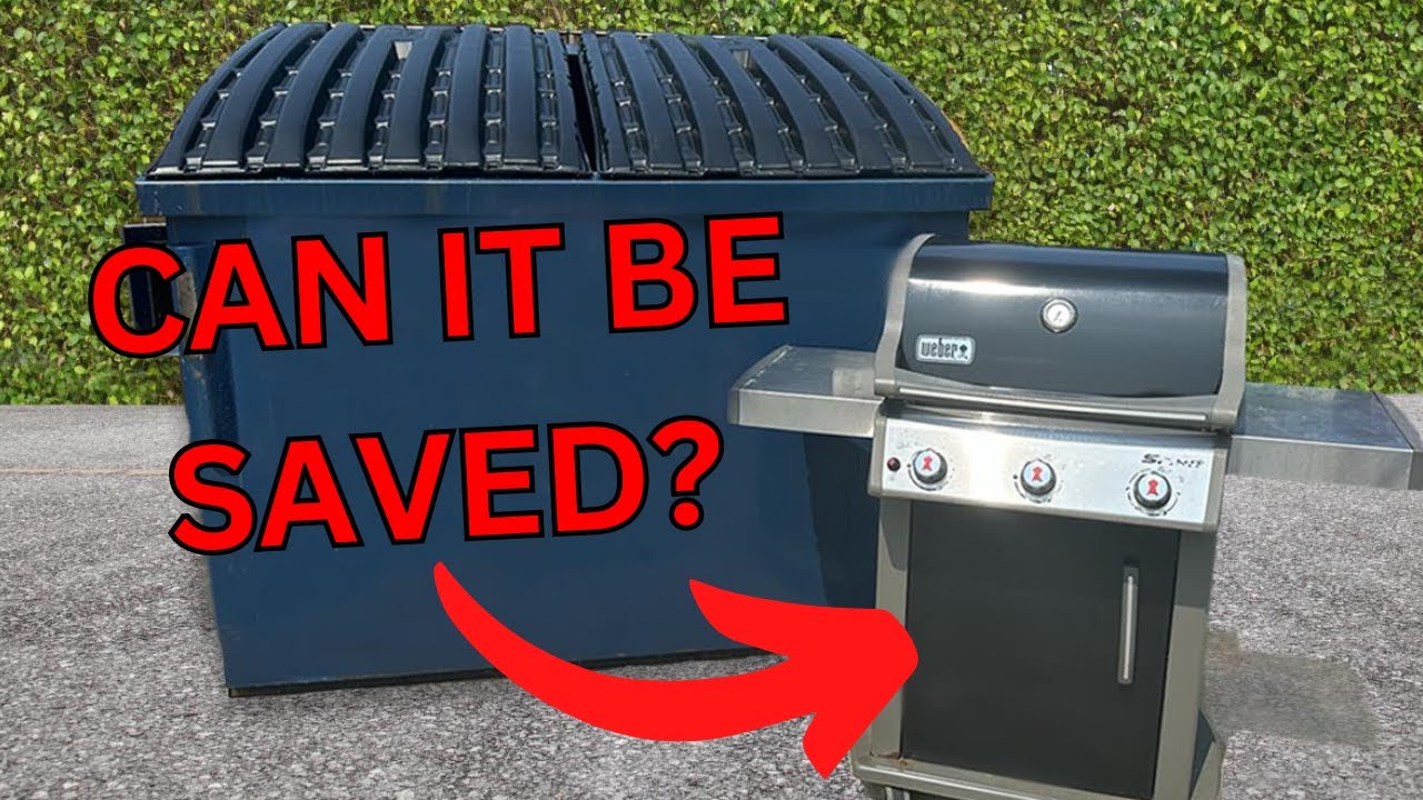 Saving A BBQ from Being Thrown Away By Deep Cleaning It!