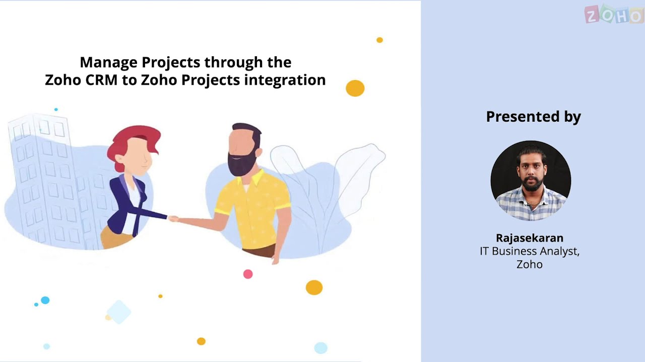 Manage your projects through Zoho CRM & Zoho Projects integration