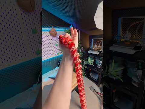 I designed and 3d printed an articulated snake for the year 2025 symbol