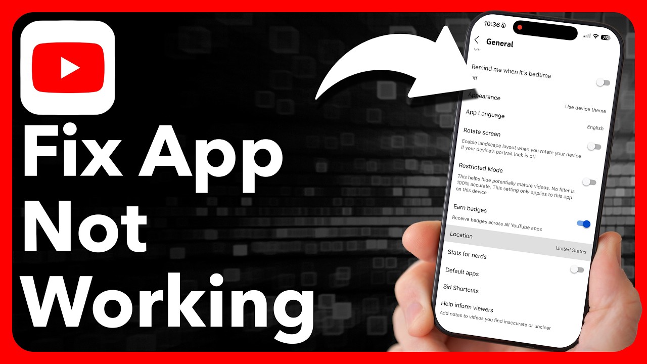 How To Fix YouTube App If Not Working On iPhone Or Android