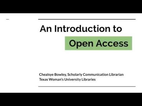 What is Open Access? + Myths