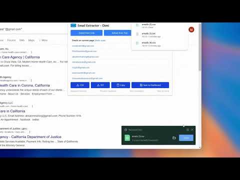 Email Extractor Tutorial 2025 | Oimi