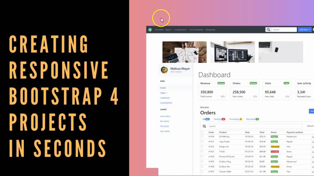 Introducing Gridbox 8 - Powerful Bootstrap 4 Builder with 150 + Pre-Built Components & Code Editor