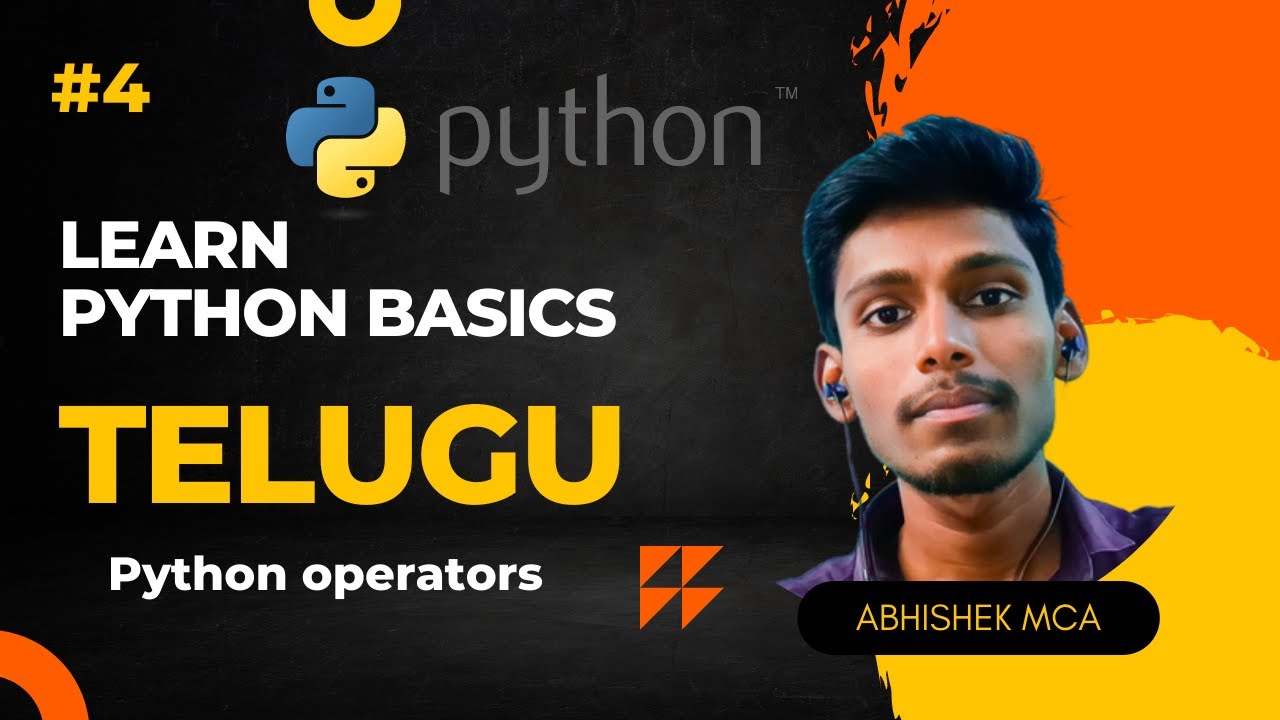 #4 Python Operators in telugu || Python basics in telugu || part 4 || Python tutorial
