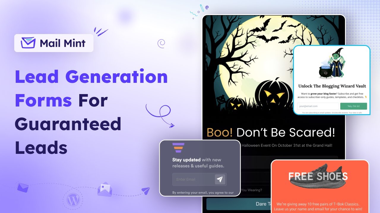 Different Lead Generation Forms For Guaranteed Leads 💯