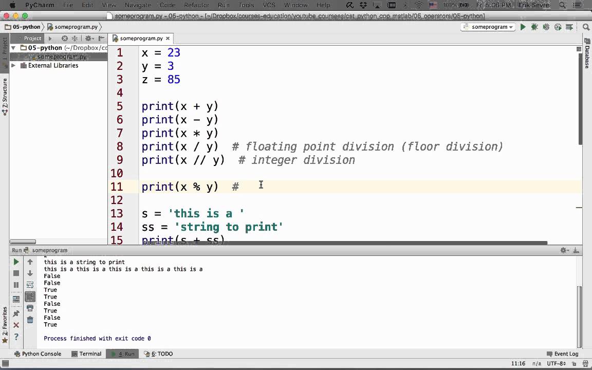 05 - Python operators