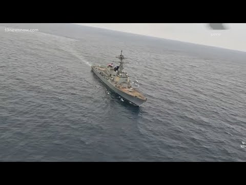 U.S. Navy warships targeted by Houthi rebels in Red Sea
