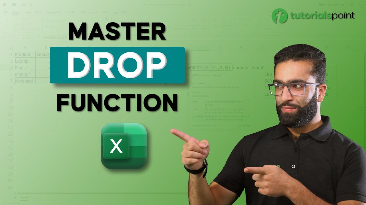 Master the DROP Function in Excel in Just 3 Minutes!