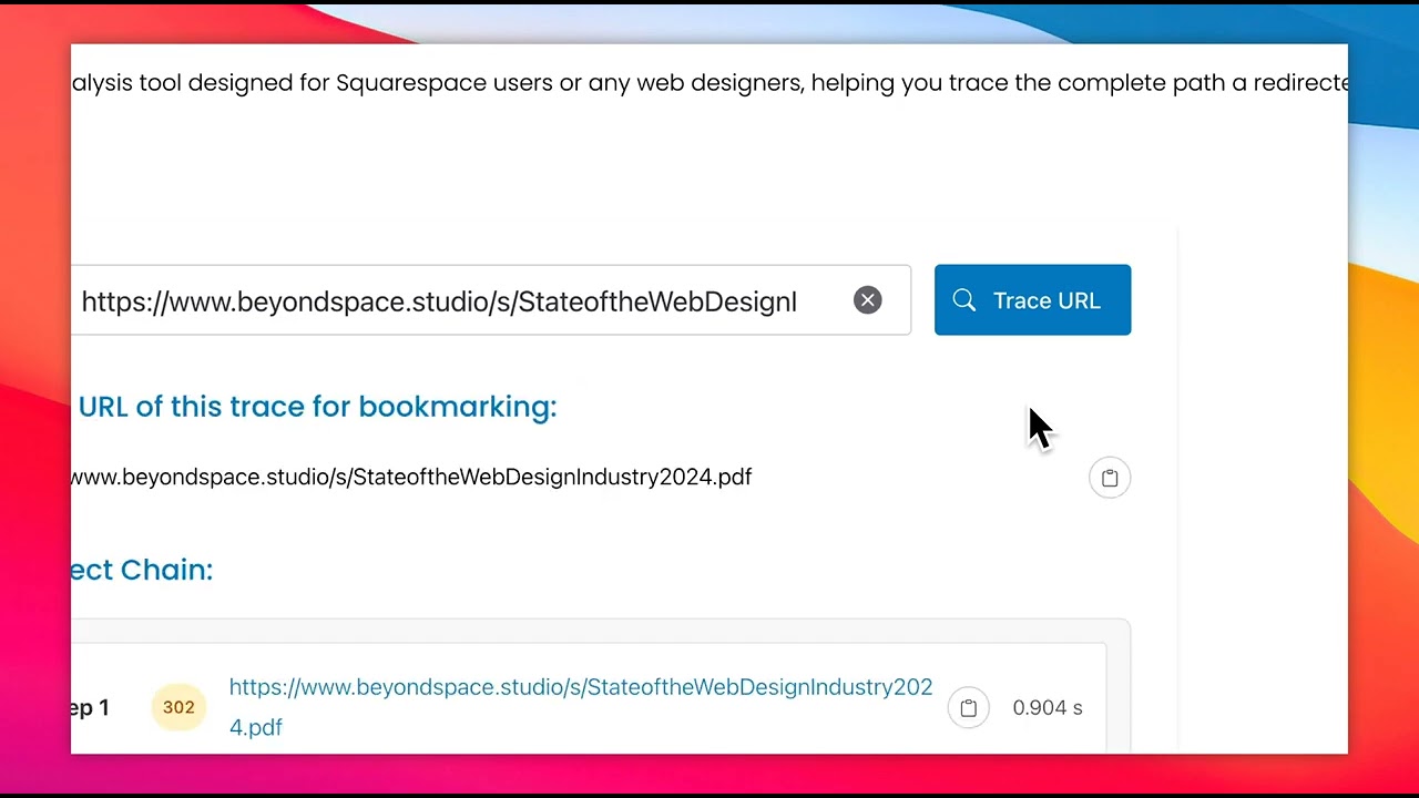 Redirection tracer by Beyondspace