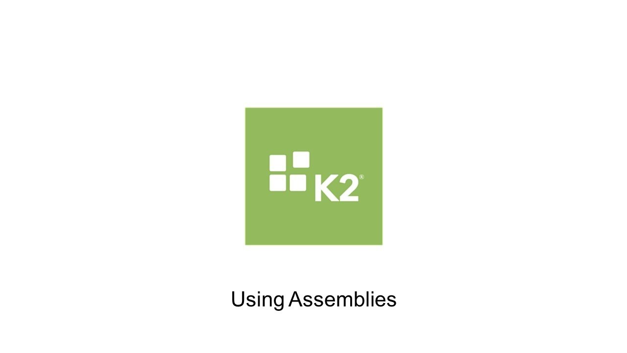 Customization - Using Assemblies