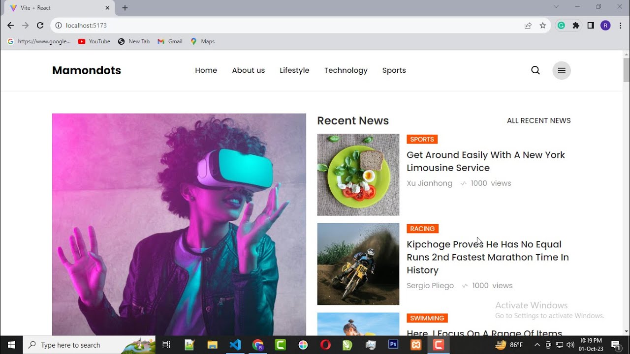 React Responsive  Website Tutorial Using ReactJs | React Projects for Beginners