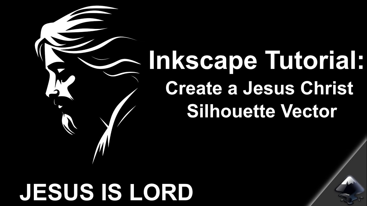 Inkscape Tutorial: Create a Jesus Christ Silhouette Vector 