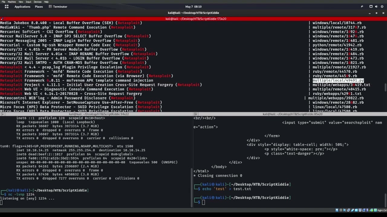 Hack The Box: ScriptKiddie