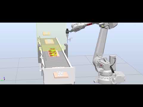 Robot studio project IRB2600 Conveyor Line tracking by Papear