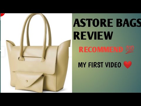 ASTORE Bag review and My first YouTube video