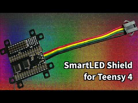 SmartMatrix SmartLED Shield for Teensy 4 : ID 4828 : $19.95 : Adafruit Industries, Unique & fun ...