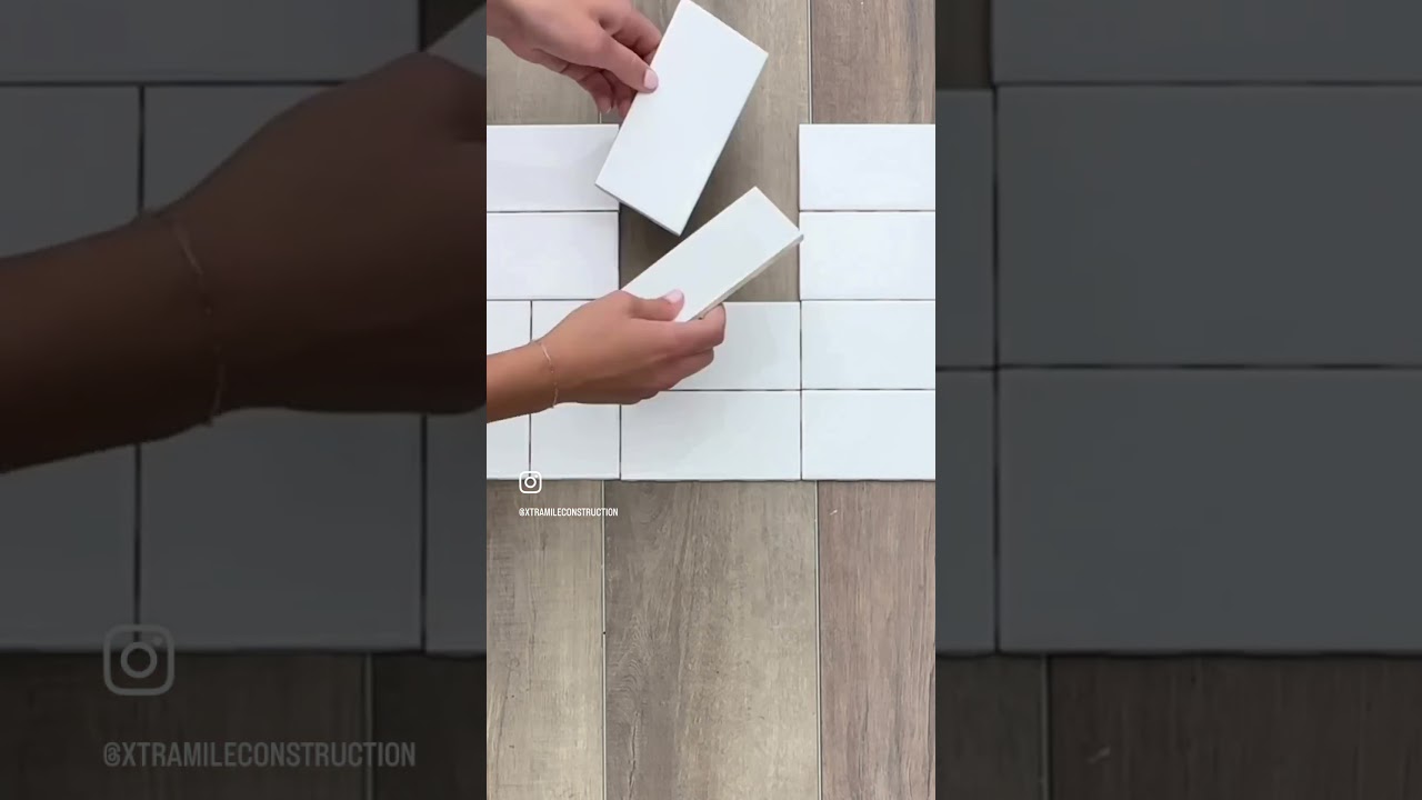 4 ways to lay subway tile