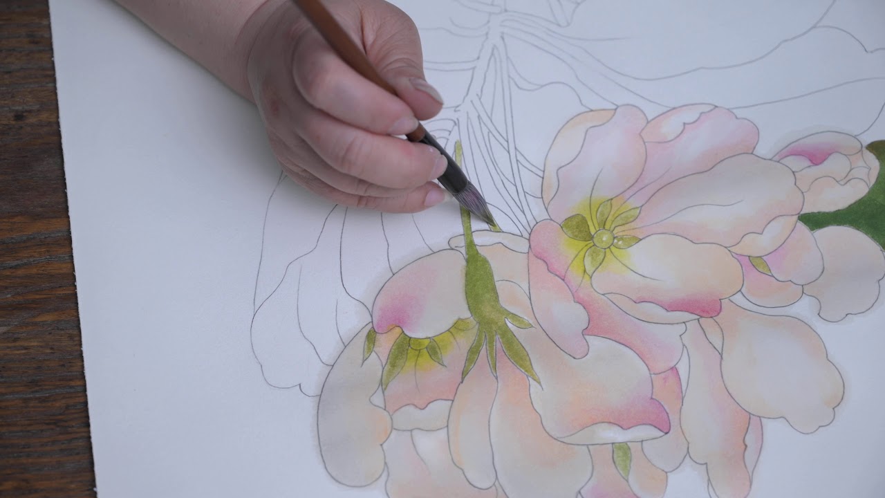 A Kimono Pattern Sketched by Hand