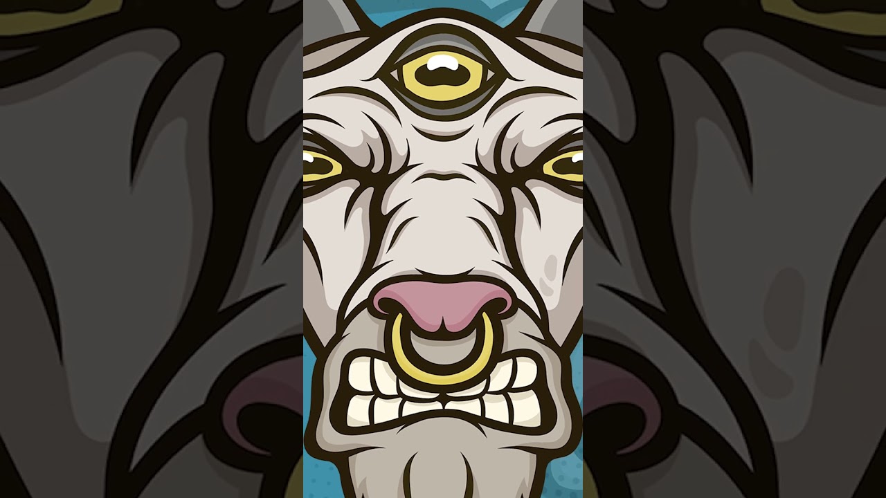 Three Eyed Goat | Vector Design