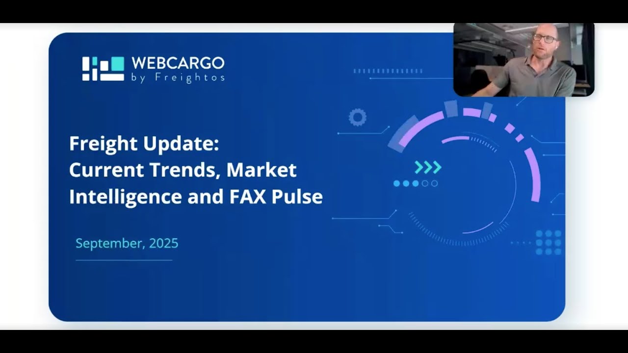 Freight Market Update: Current Trends & Market Intelligence with FAX Pulse (September 2025)