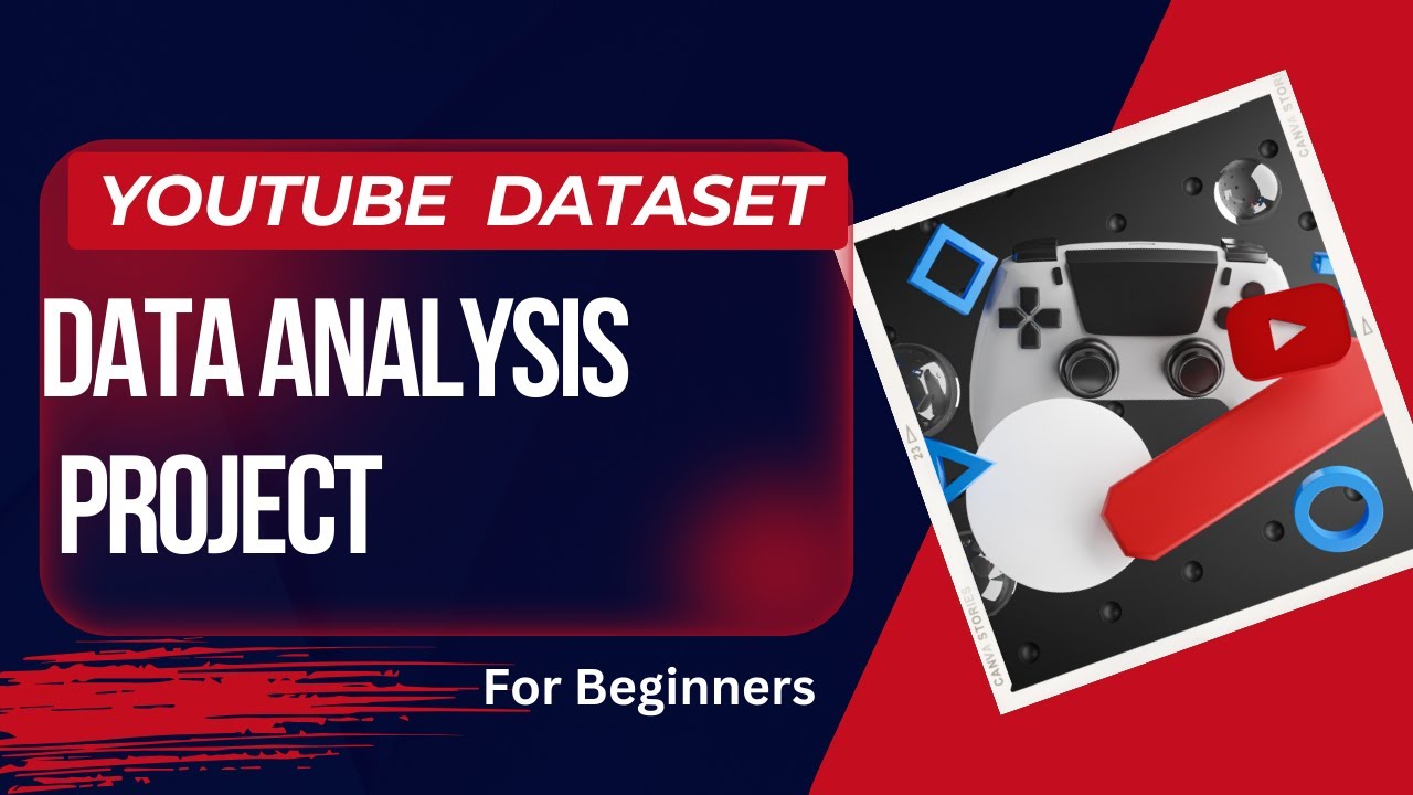 Data Analysis Project using Python | YouTube Dataset | EDA |  For beginners