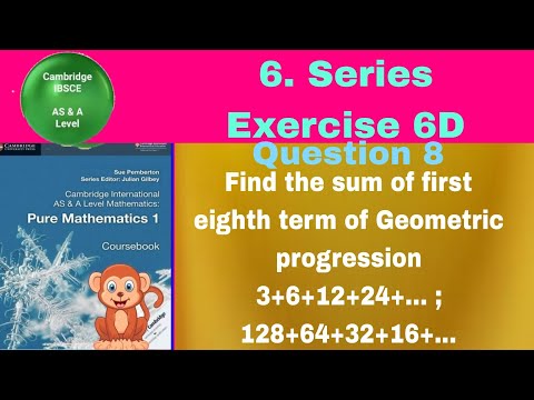 Find the sum of first eighth term of Geometric progression 3+6+12+24+... ; 128+64+32+16+...