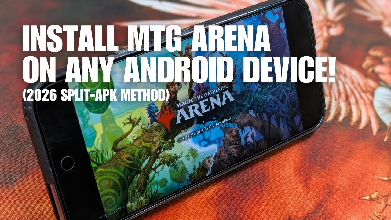 How-To INSTALL Magic: the Gathering Arena on Any Android Device (New 2026 Split-APK Method)!