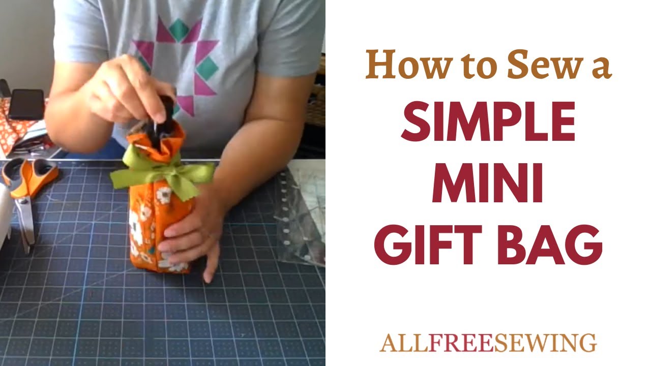 Mini Gift Bag Tutorial