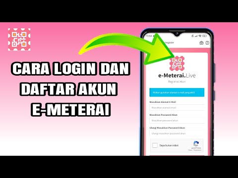 Cara Login E Meterai - Tutorial Login Dan Daftar Akun E meterai