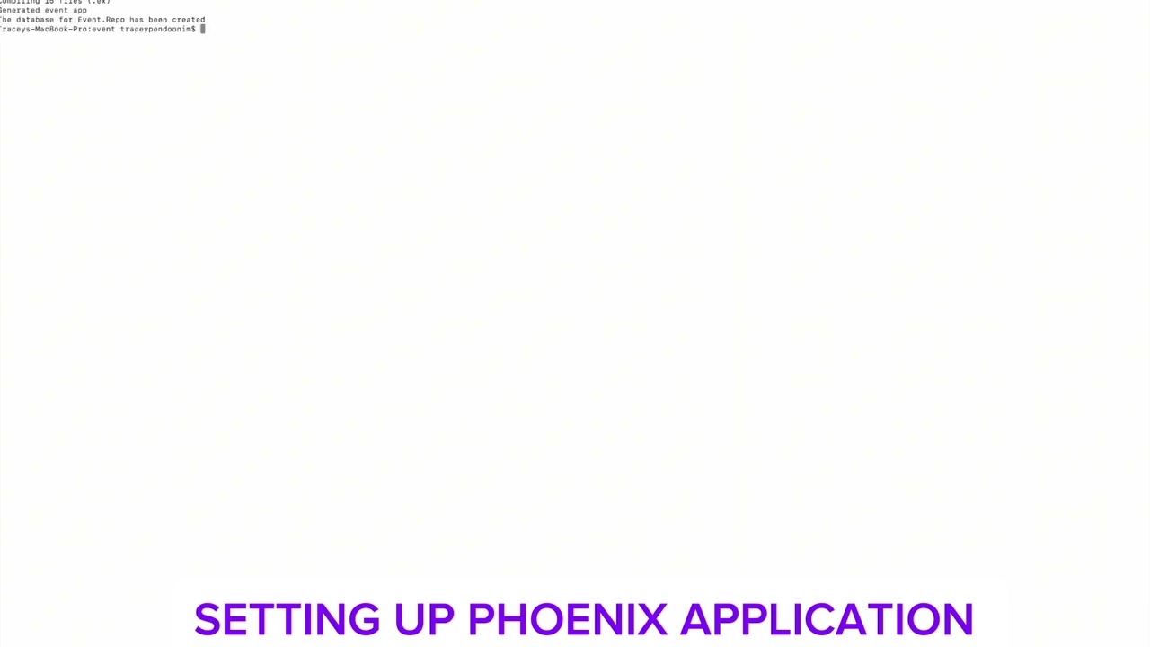 Part 1: Set up phoenix application || Elixir || Phoenix