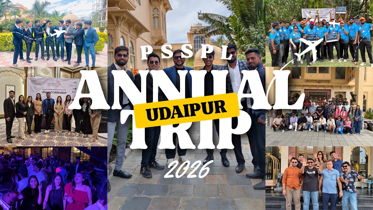 The Ultimate Prakash Software Getaway: Udaipur Trip, Prakash Power League & Awards!