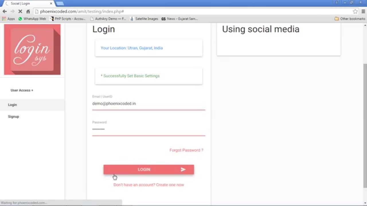 Secure auth:Simple and Easy login sys - SQLVersion Installation by Phoenixcoded
