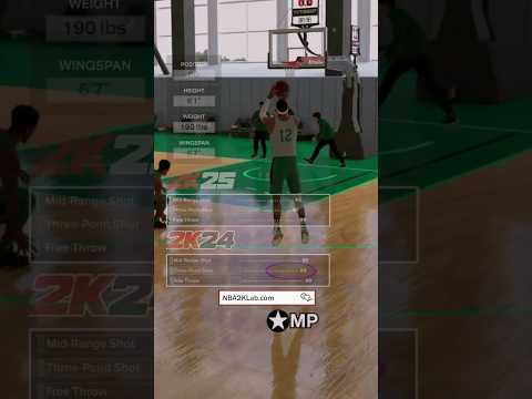 NBA 2K25 Shooting Update: 3PT Attribute CAP Best Build Tips #2k #2k25 #nba2k25