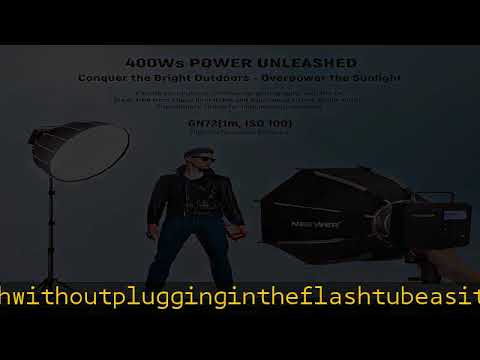 NEEWER Q4 400Ws 2.4G TTL Outdoor Studio Flash Strobe (New Look),1/8000 HSS 2800mAh Battery Powered