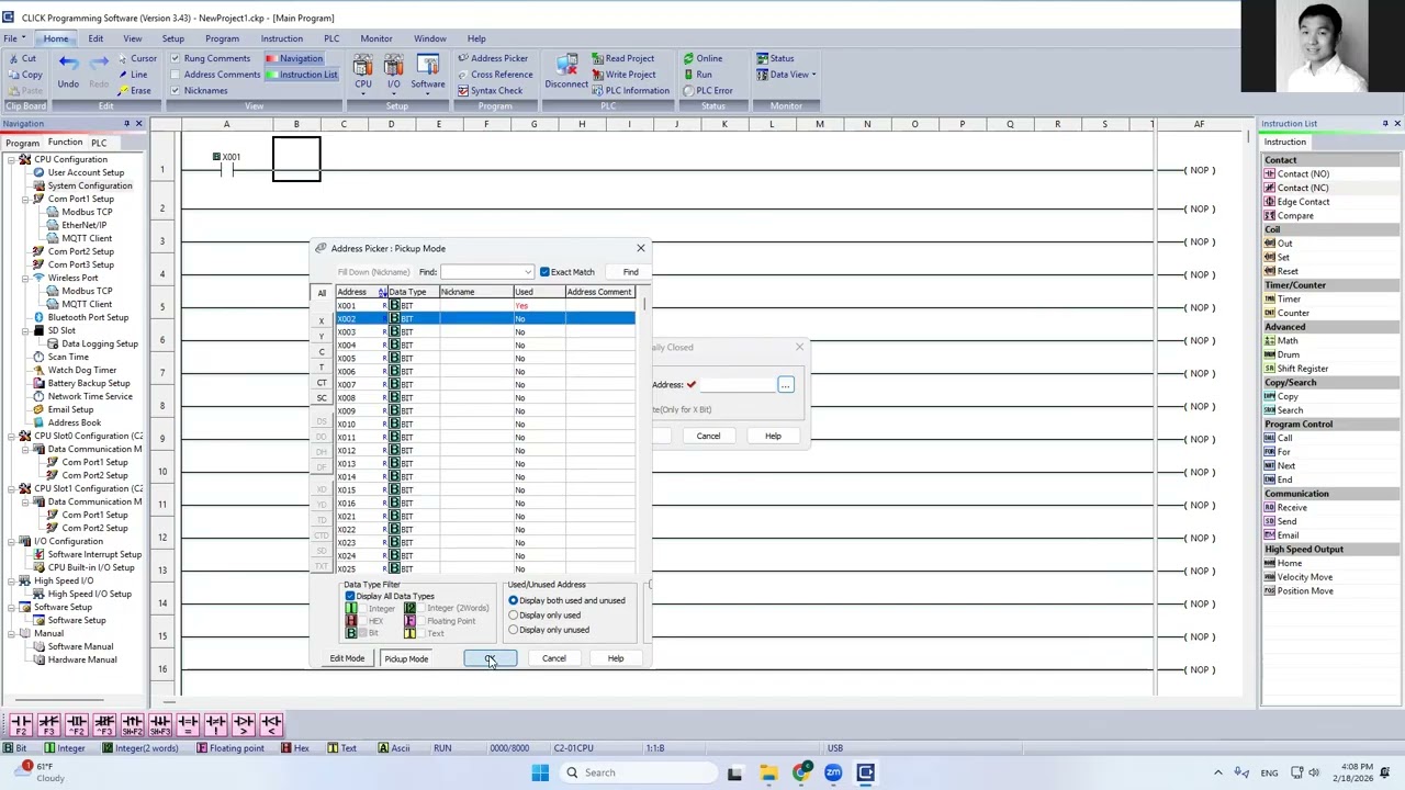 Click PLC Programming Software Demonstration