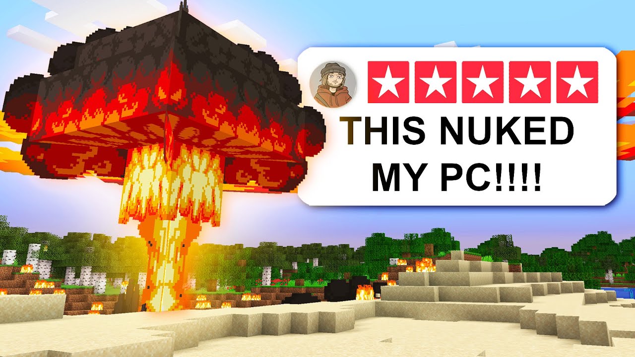 I Tried Minecraft's Strongest Nuke Mods