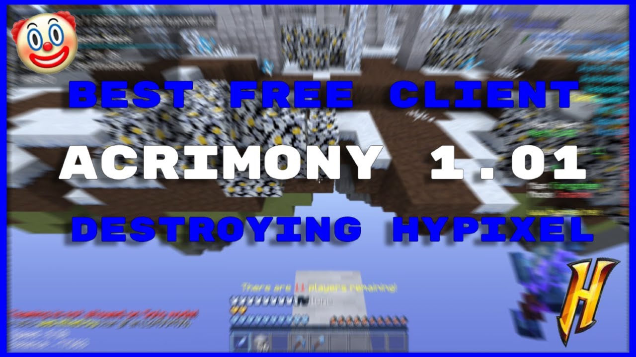 THIS FREE CLIENT DESTROYS HYPIXEL FT. ACRIMONY